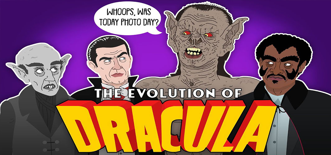 The Evolution of Dracula (Animation) - Horror Land - The Horror ...