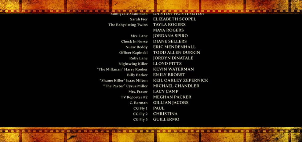Top 20 Crazy Credits in Films - Horror Land - The Horror Entertainment ...